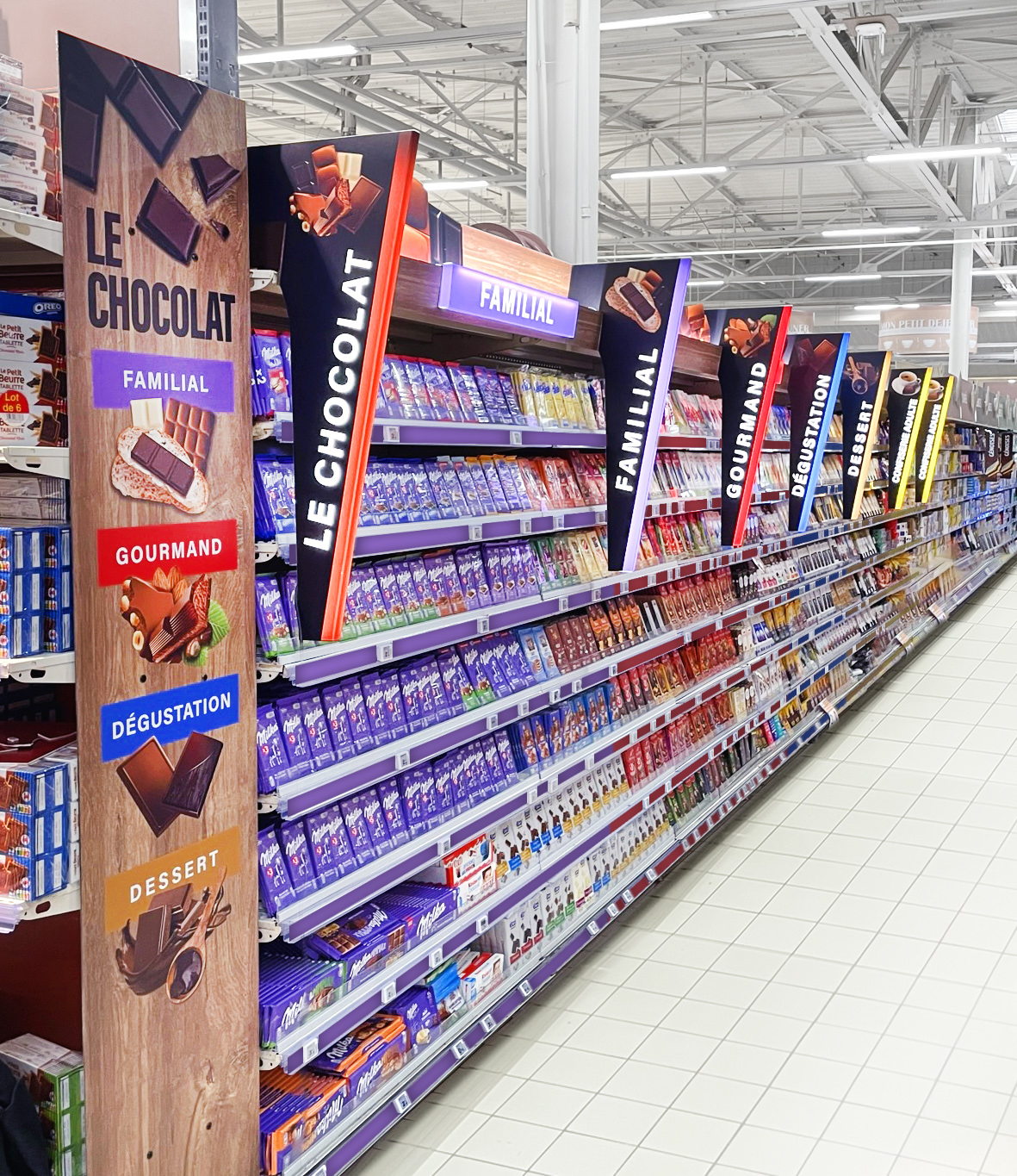Valorisation du linéaire tablettes et confiserie de chocolat – SHOP ...